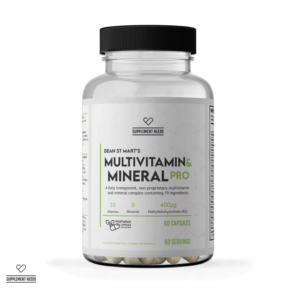 SUPPLEMENT NEEDS - MULTI VITAMIN & MINERAL PRO (30 caps) – Protein NI